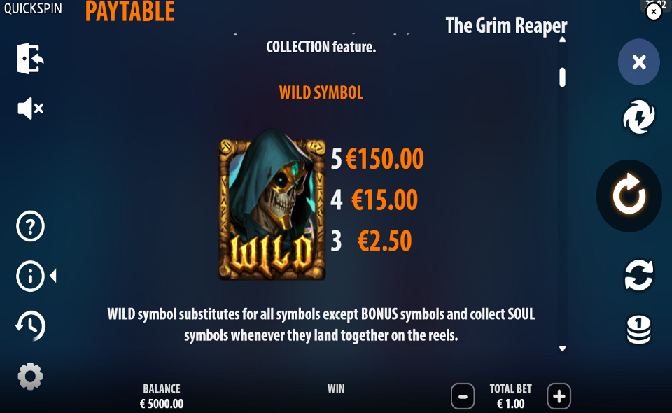 Play The Grim Reaper by Quickspin - Free Demo