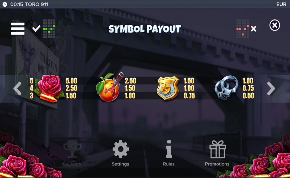 Play Toro 911 by ELK Studios - Free Demo