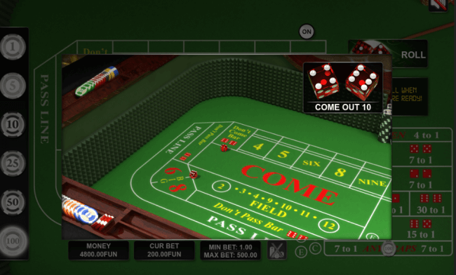 Play Urgent Games Craps Demo by Urgent Games for Free