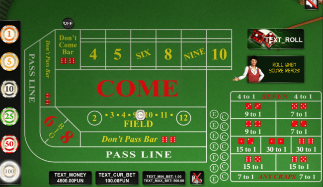 Play Urgent Games Craps Demo by Urgent Games for Free