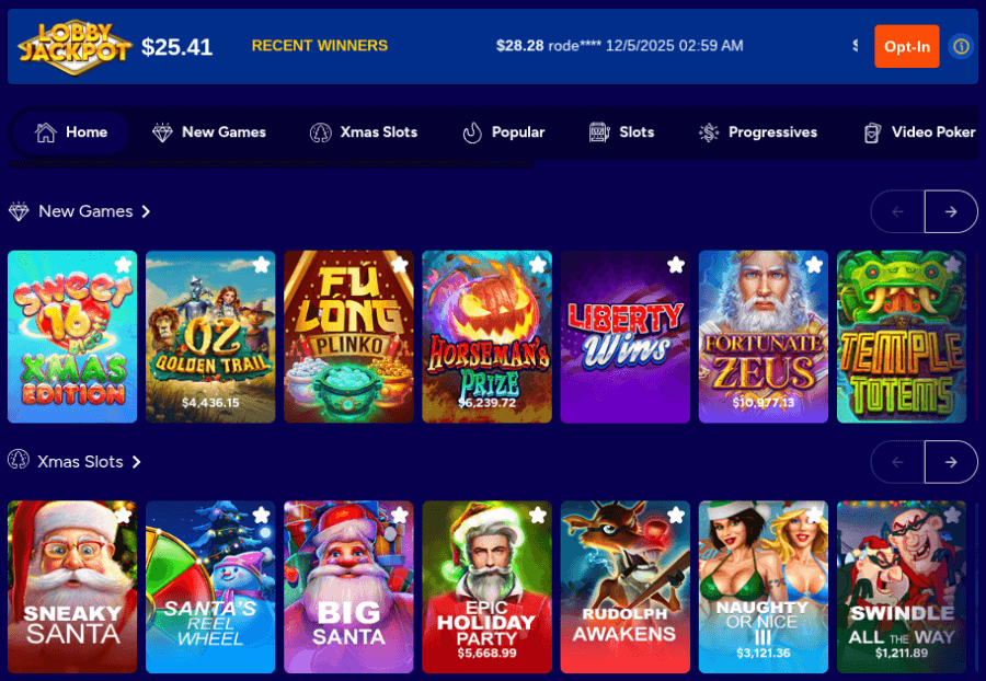 Jackpot Capital - Editor's Choice December 2025