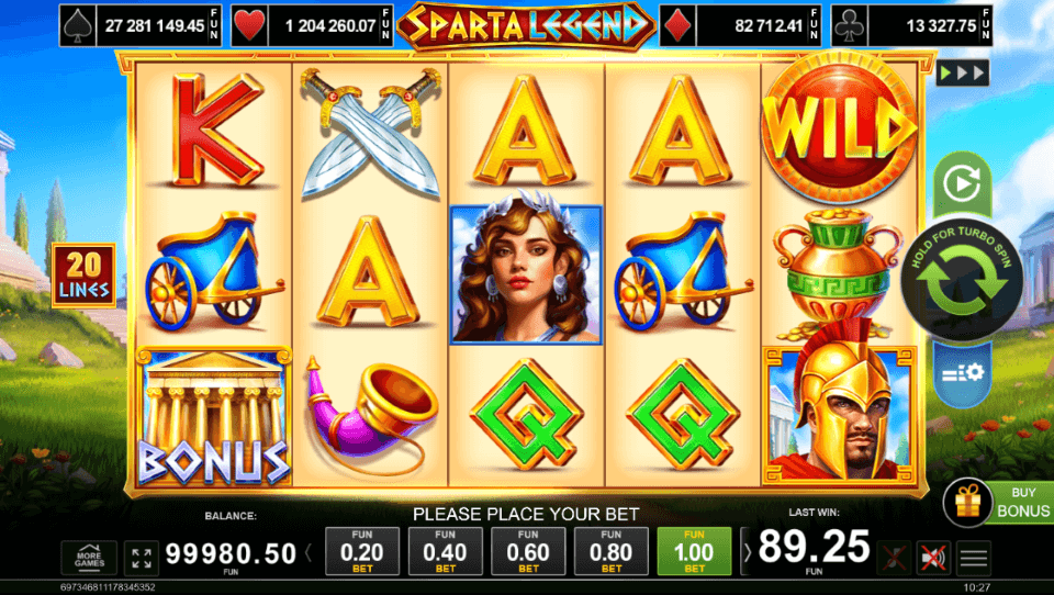 Sparta Legend by Amusnet - Editor’s Choice April 2025